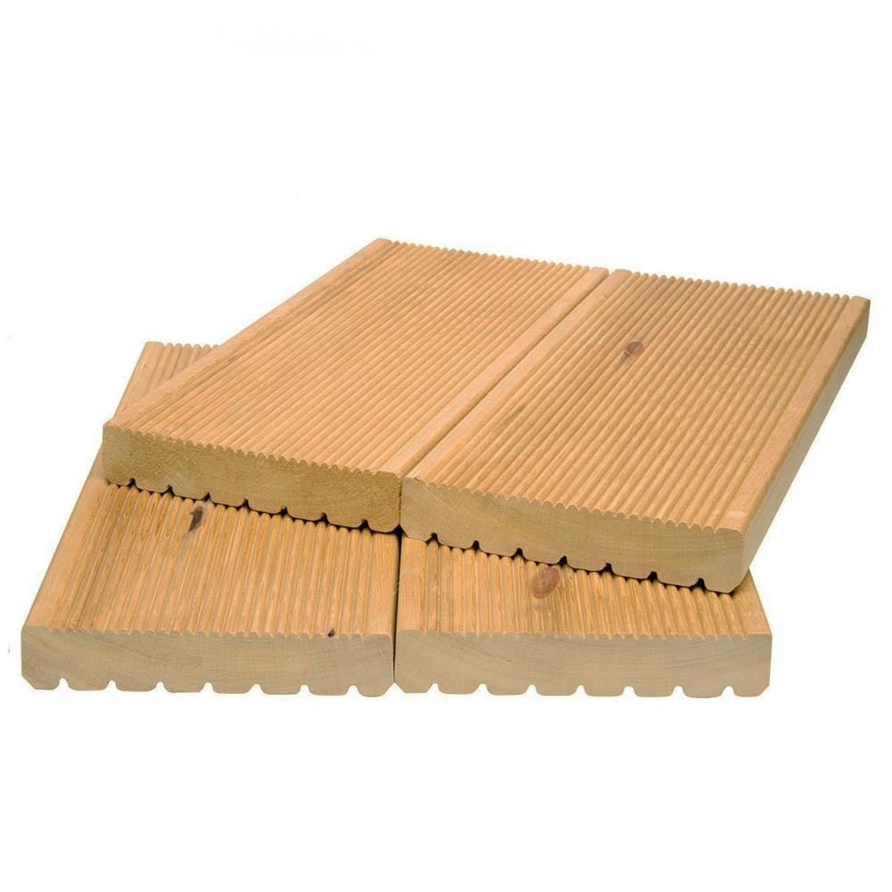 Террасная доска лиственница Вильвет C 3000х140х28 цена в Самаре